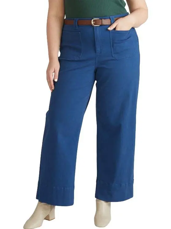 Universal Standard Claudia Wide Leg Jeans - French Blue