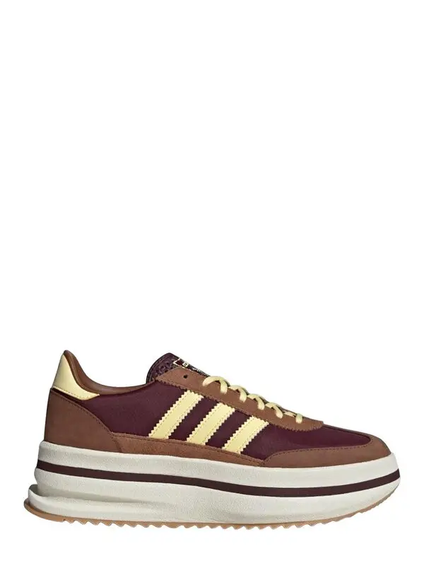 Adidas Sl 72 Stack Sneakers - Burgundy/brown/yellow