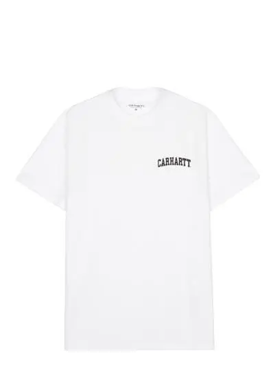 Carhartt Wip University Script Short Sleeve T-shirt - White