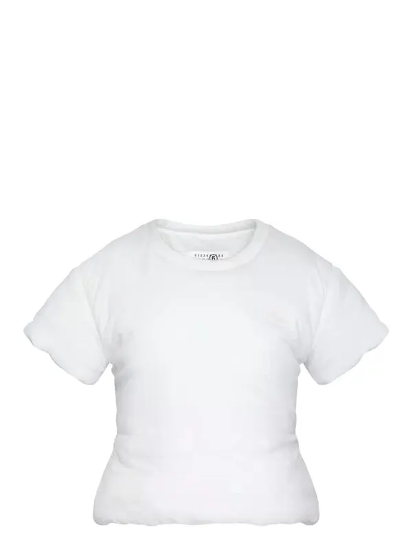 MAISON MARGIELA Padded Cotton T-shirt - White