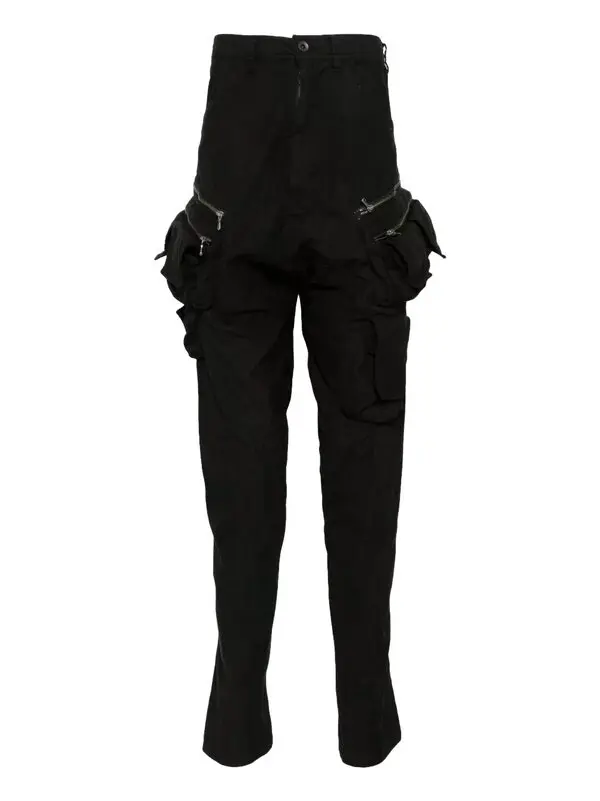 JULIUS Tactical Drop-crotch Pants - Black