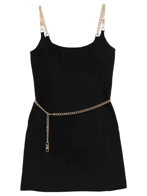 Michael Kors Chain-belted Dress - Black