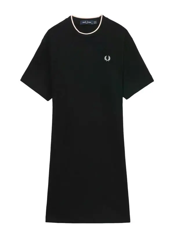 Fred Perry Mini T-shirt Dress - Black