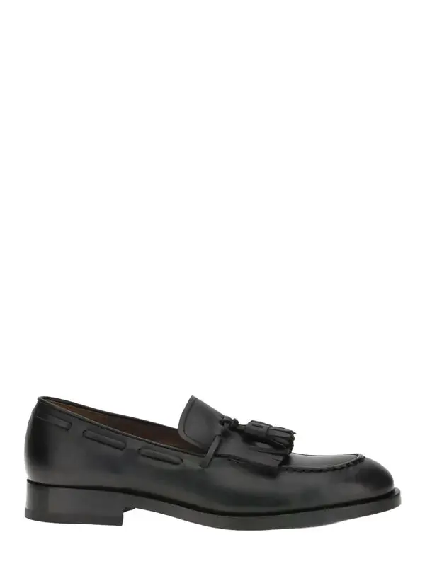 Fratelli Rossetti Tassel Leather Loafers - Black