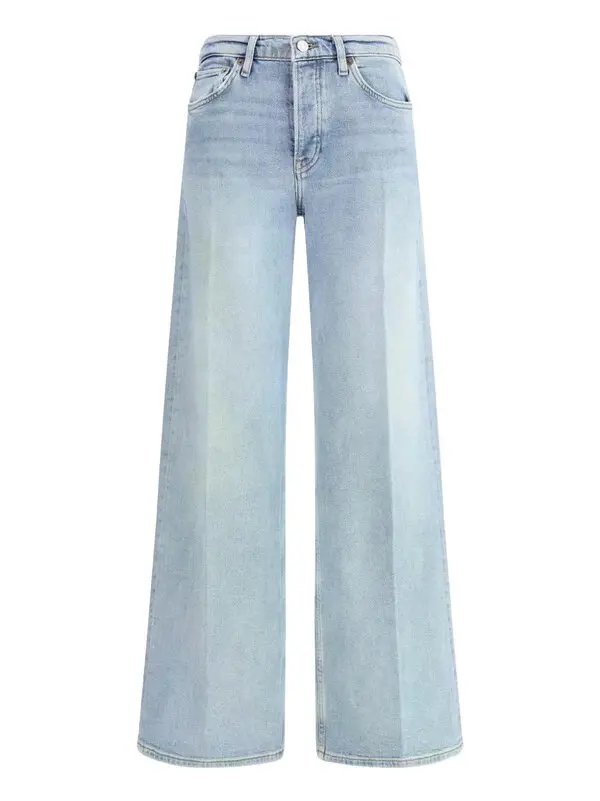 RE/DONE Mid-rise Wide-leg Jeans - Blue