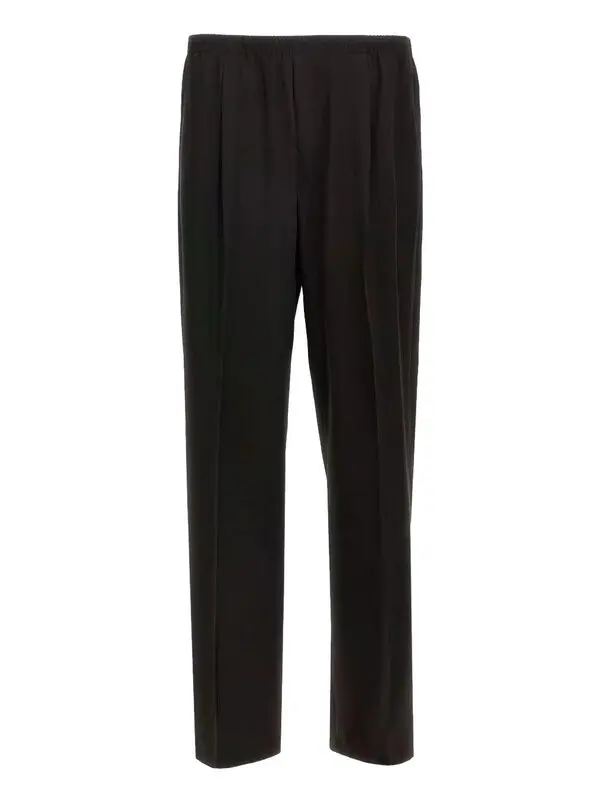 CELLAR DOOR Ezio Elastic-waistband Trousers - Black