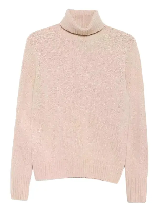 ALLUDE Cashmere Turtleneck Sweater - Neutrals