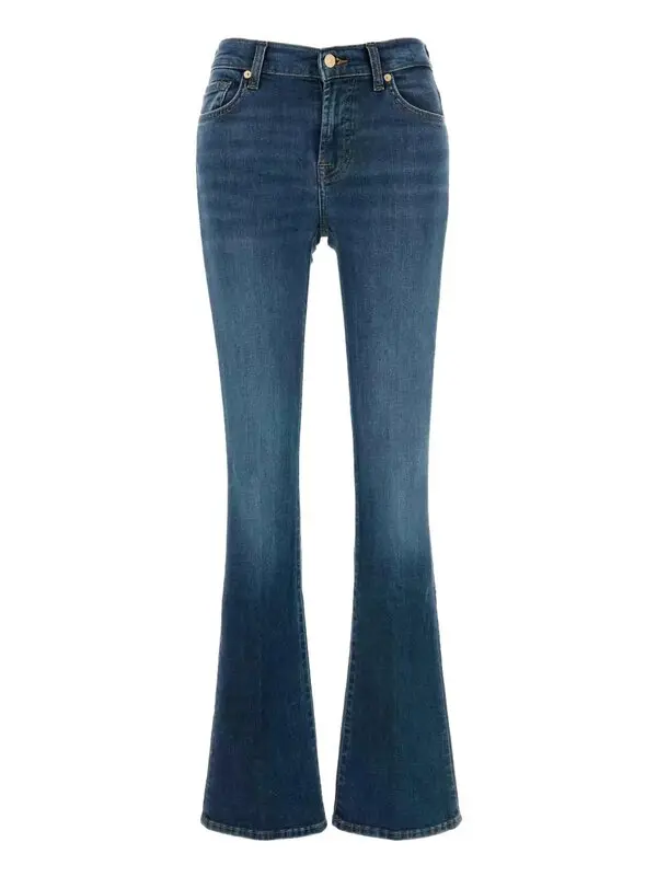 7 For All Mankind Illusion Stretch Bootcut Jeans - Blue