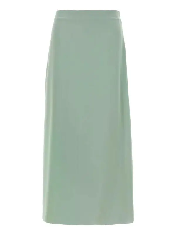 Max Mara Side-split Midi Skirt - Green