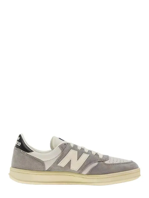 NEW BALANCE T500 Suede And Leather Sneakers - Grey