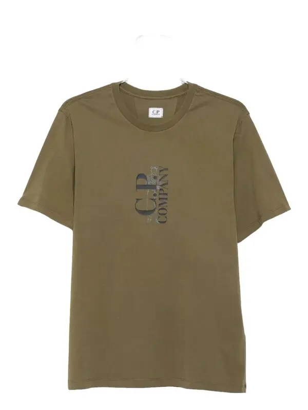 C.P. COMPANY Logo-print T-shirt - Green