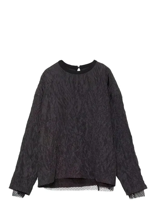 MULLER OF YOSHIOKUBO Mesh Reversible Top - Black