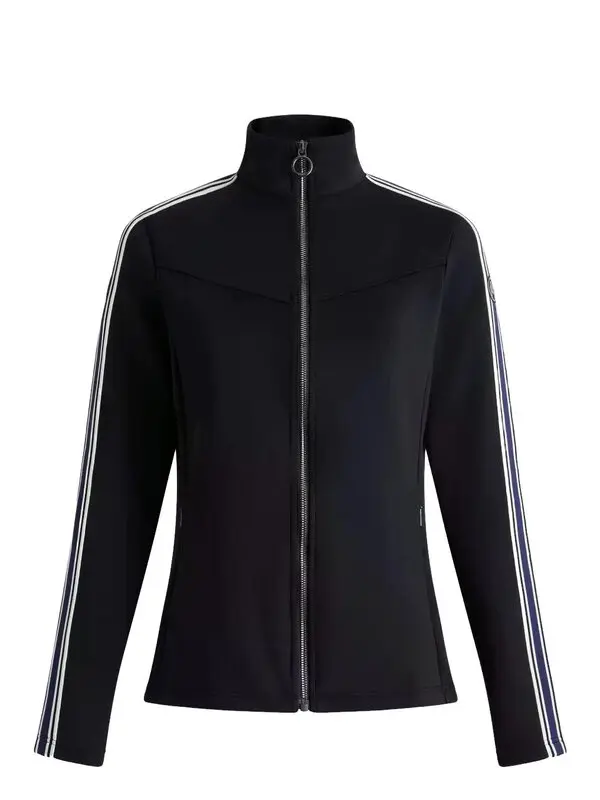 Fusalp Stripe-detail Zip-front Ski Jacket - Black