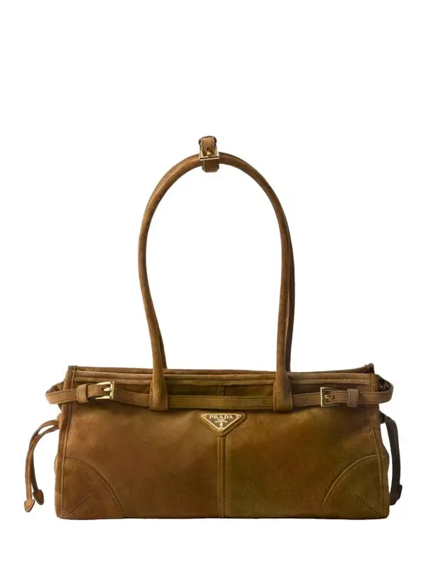 Prada Bonnie Tote Bag - Brown