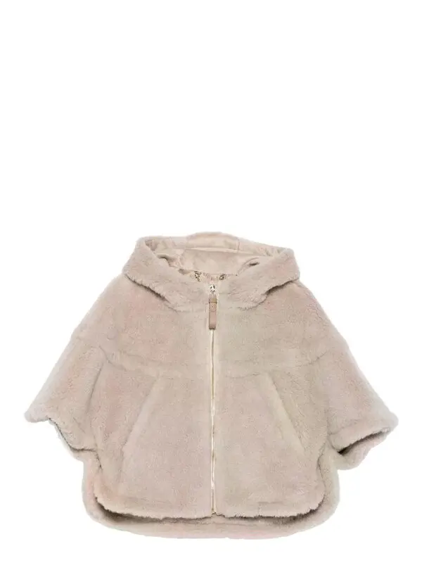 Max Mara Hooded Zip-front Jacket - Neutrals