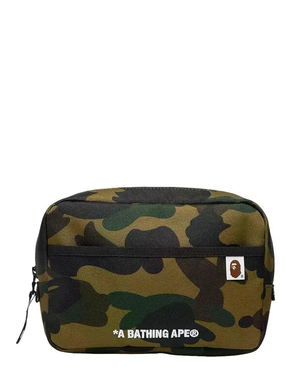 A BATHING APE 1st Camo Cordura Pouch - Green