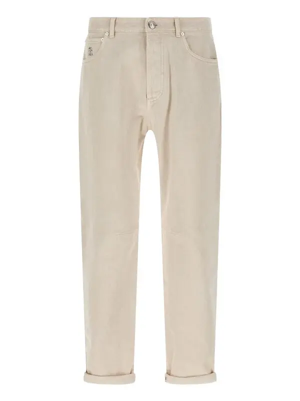 Brunello Cucinelli Comfort Denim Jeans - Beige