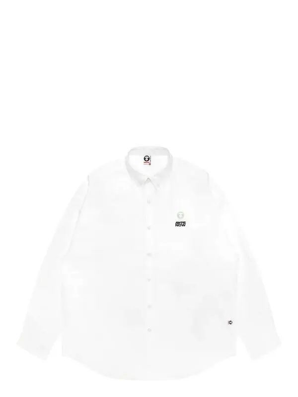 AAPE BY *A BATHING APE® Logo-embroidered Shirt - White