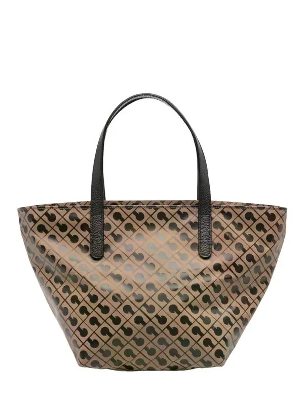 GHERARDINI Monogram-pattern Tote - Brown