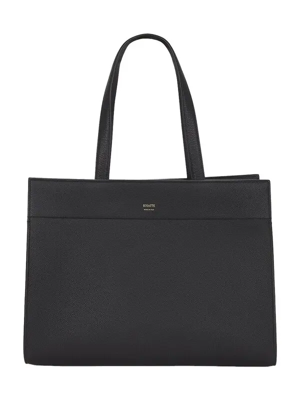 Khaite Crosby Top Handle Bag - Black