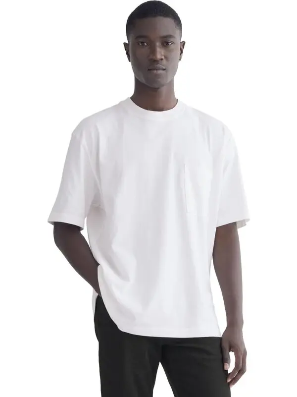 Everlane Oversized Midweight Tshirt - White