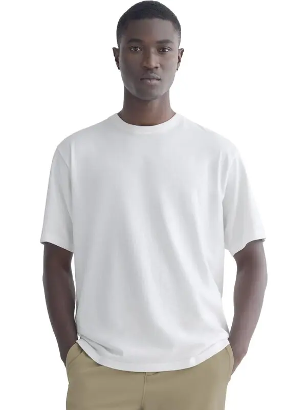 Everlane Relaxed Midweight Tshirt - White