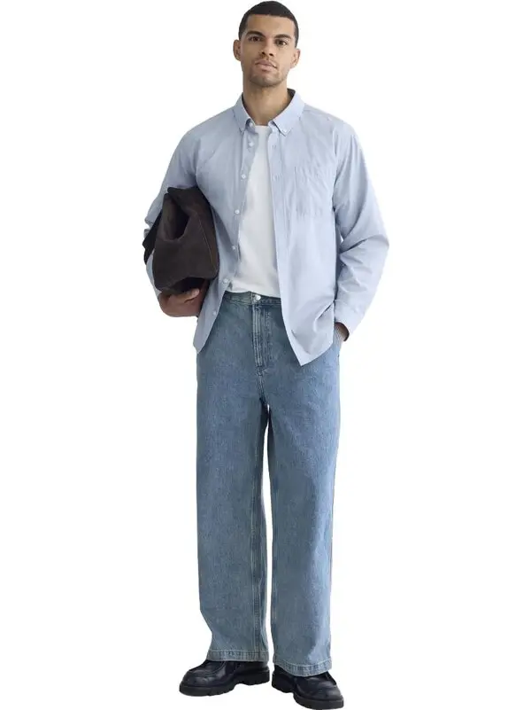 Everlane Baggy Rigid Jean - Mid Indigo
