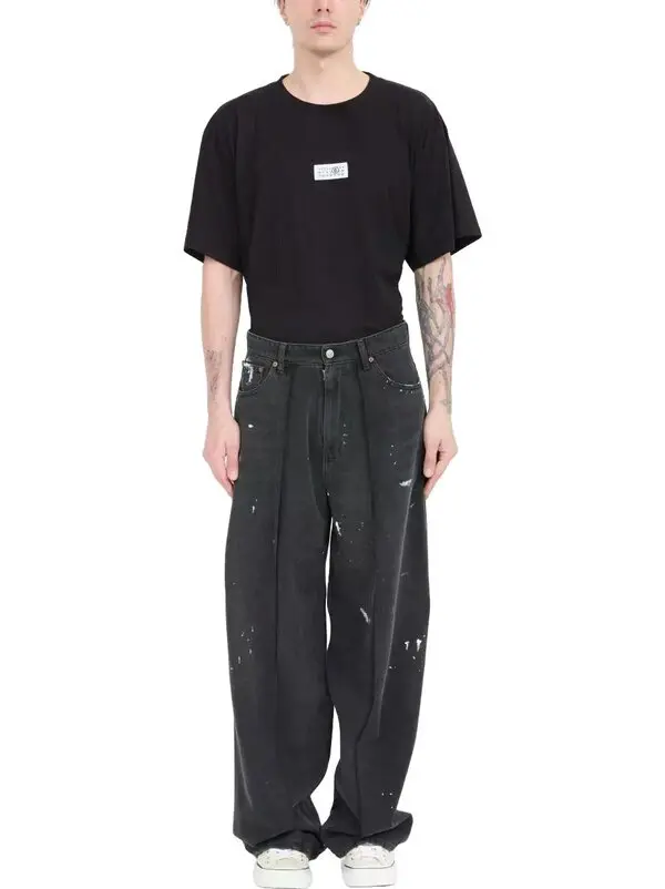 MAISON MARGIELA Paint-splatter Jeans - Grey