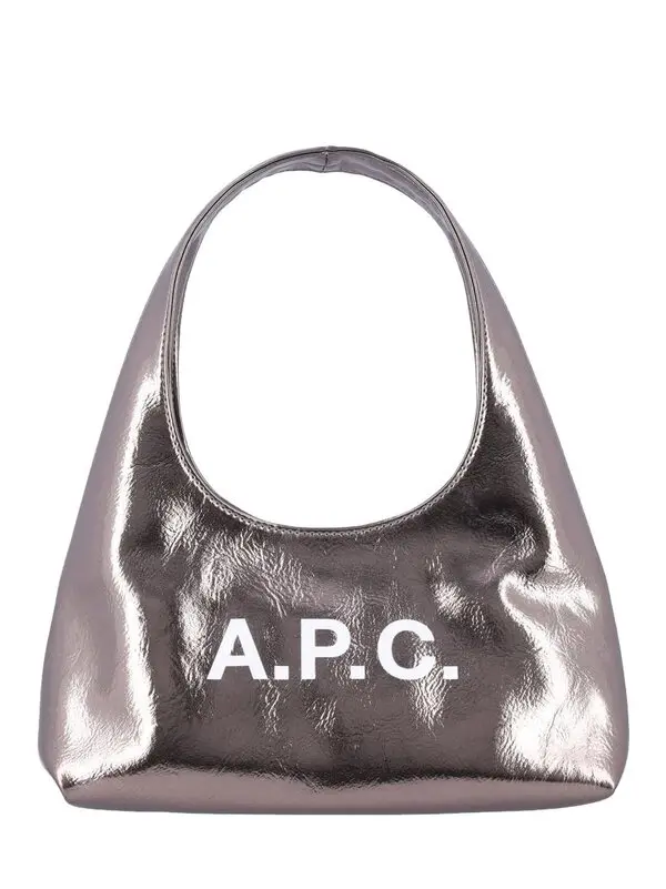 A.p.c. Baby Ninon Shoulder Bag - Silver