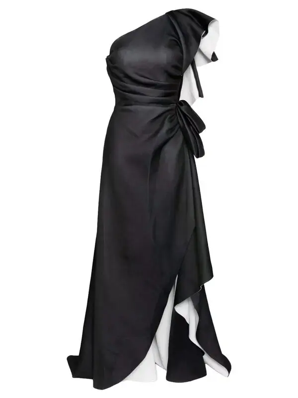 SAIID KOBEISY Ruffled Dress - Black