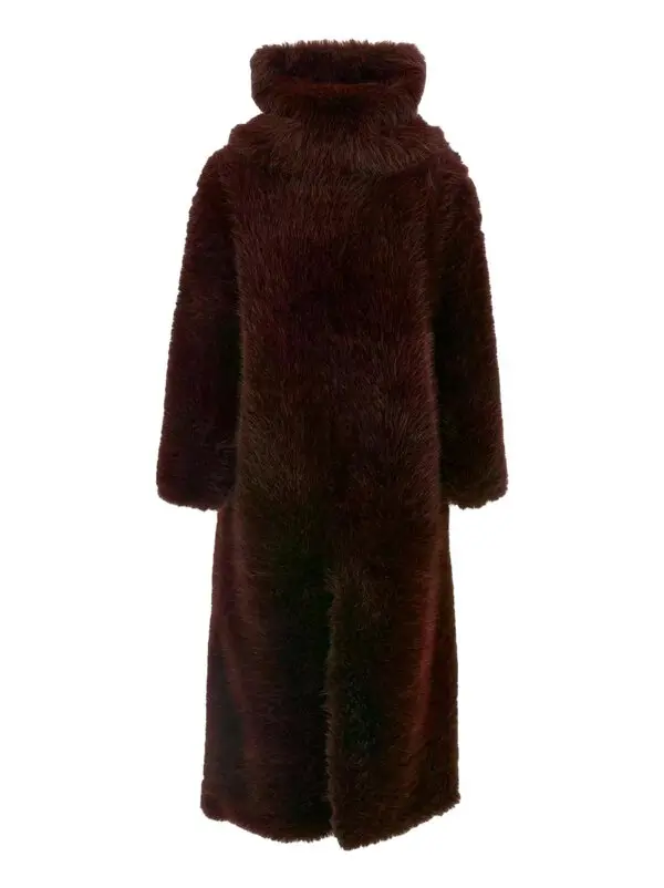 B&B COUTURE Long Sleeve Coat - Red