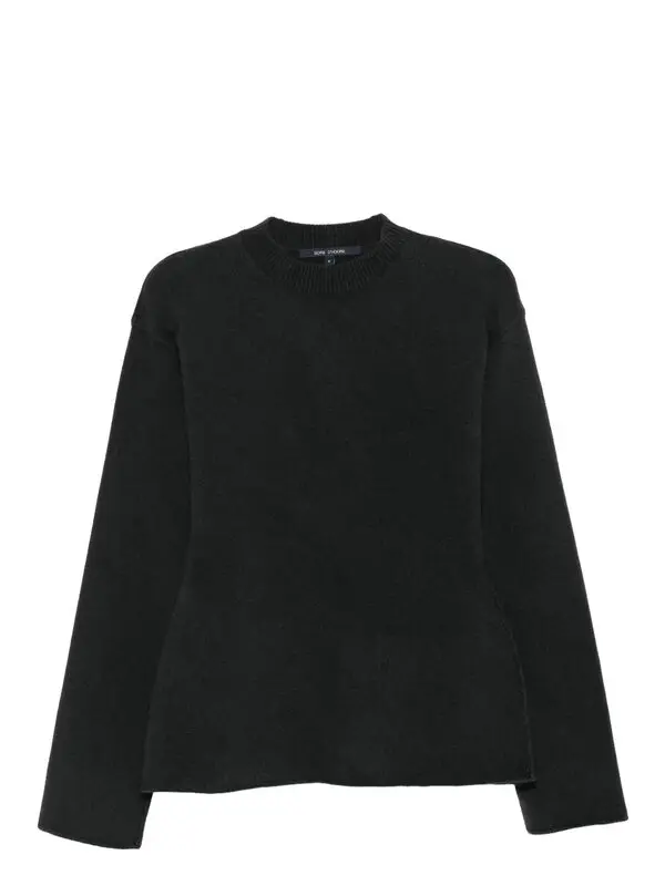Sofie D'hoore Round-neck Wool Sweater - Grey