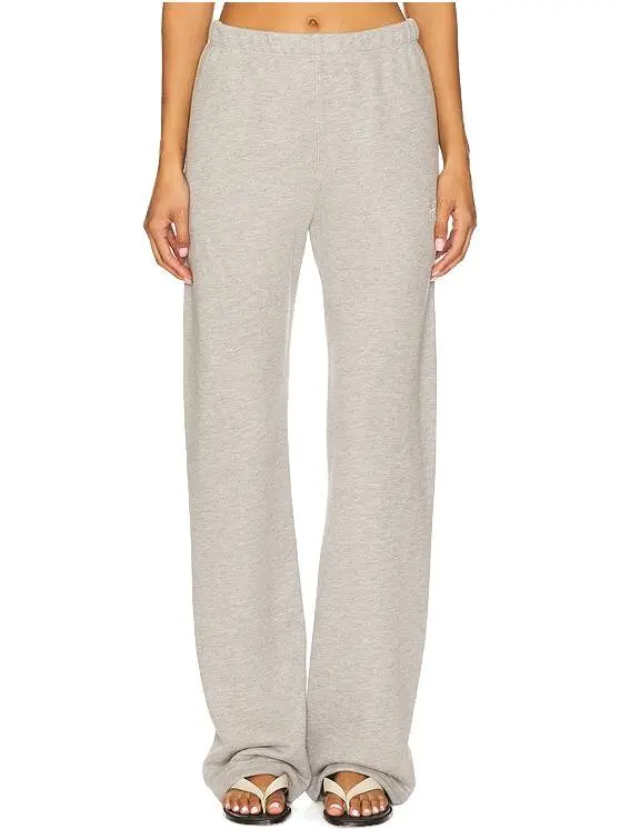 Eterne Straight Leg Sweatpant - Heather Grey