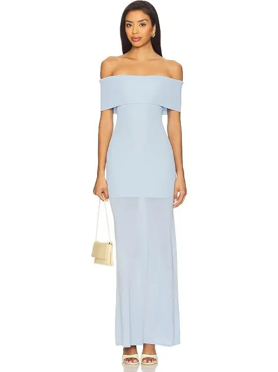 LOVERS AND FRIENDS Christi Maxi Dress - Baby Blue