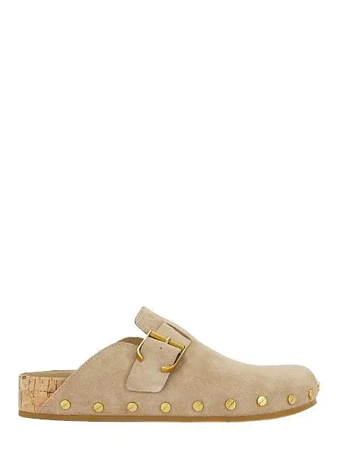Veronica Beard Fern Clog - Sand Natural