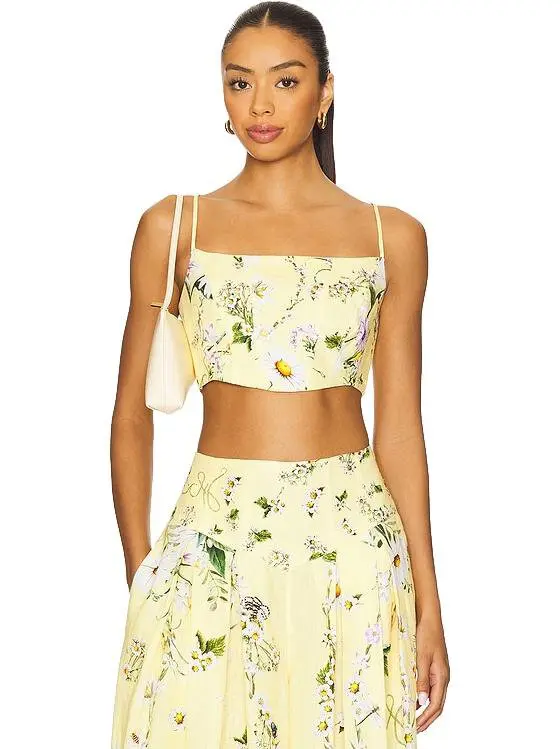 Camilla Corset Crop Top - Daisy Chains