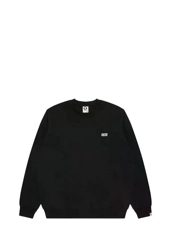 AAPE BY *A BATHING APE Embroidered-logo Sweatshirt - Black