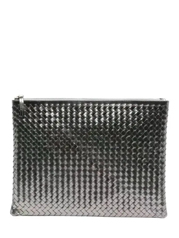 Dragon Diffusion A4 Clutch Bag - Silver