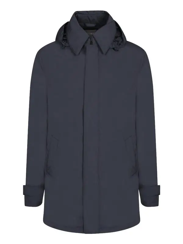Herno Three-quarter Parka - Blue