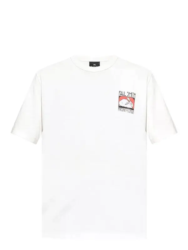 Paul Smith Rabbit-print T-shirt - White