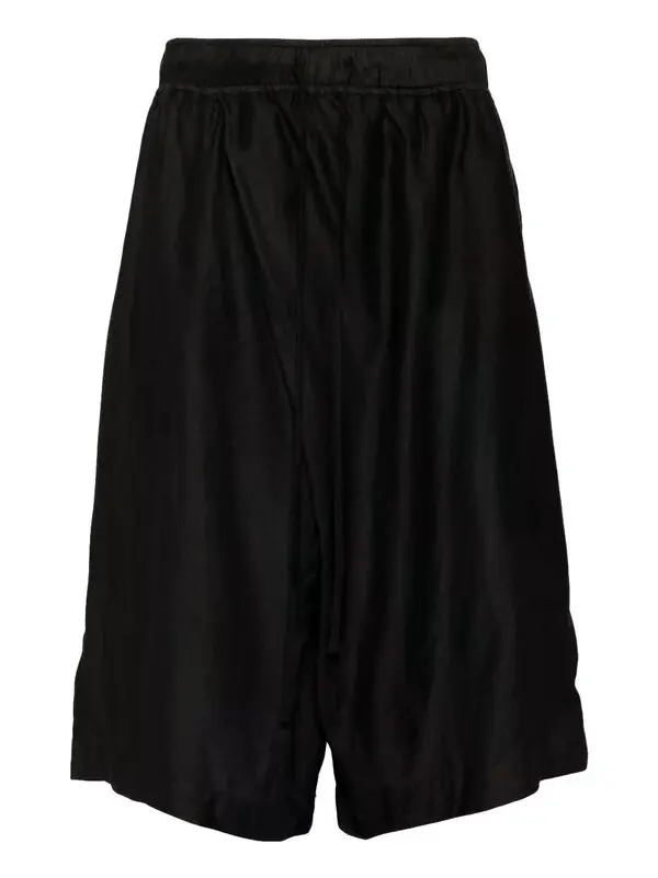 JULIUS Umbra Drop-crotch Shorts - Black