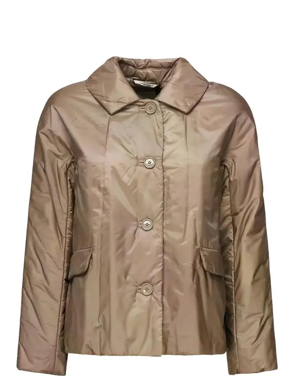 Max Mara Button-fastening Quilted Jacket - Brown