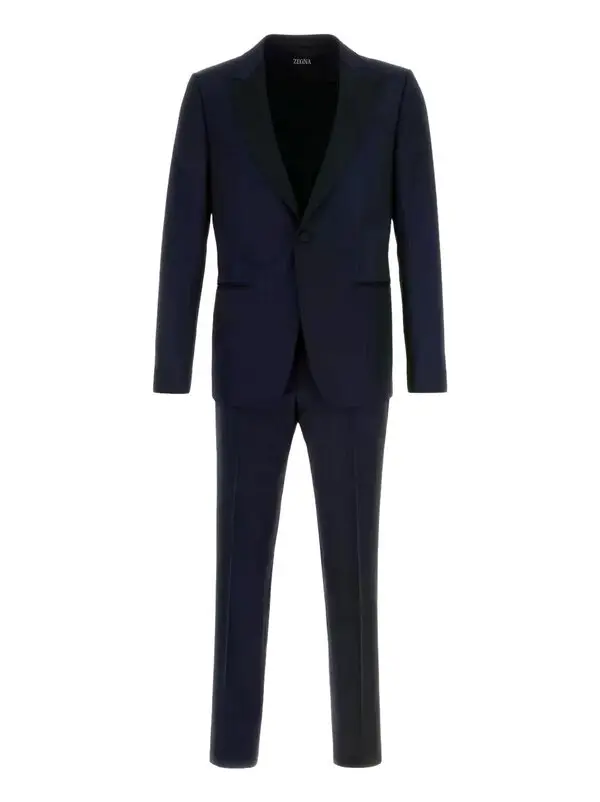 Zegna Single-breasted Suit - Blue