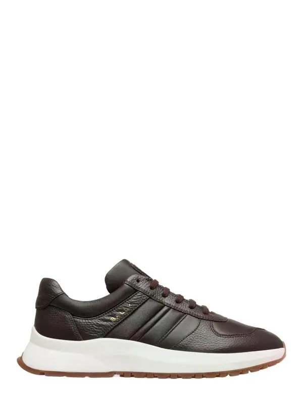 Bally Lace-up Leather Sneakers - Brown