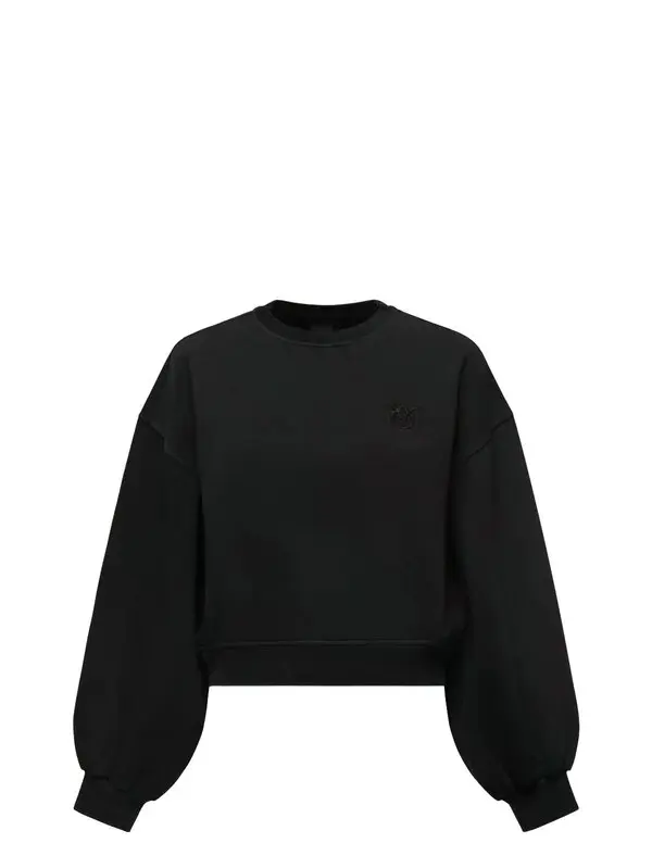 Pinko Embroidered Sweatshirt - Black