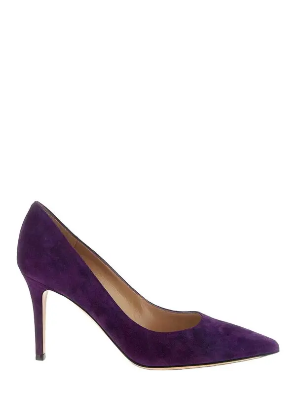 GIANVITO ROSSI 85mm Pointed Pumps - Purple