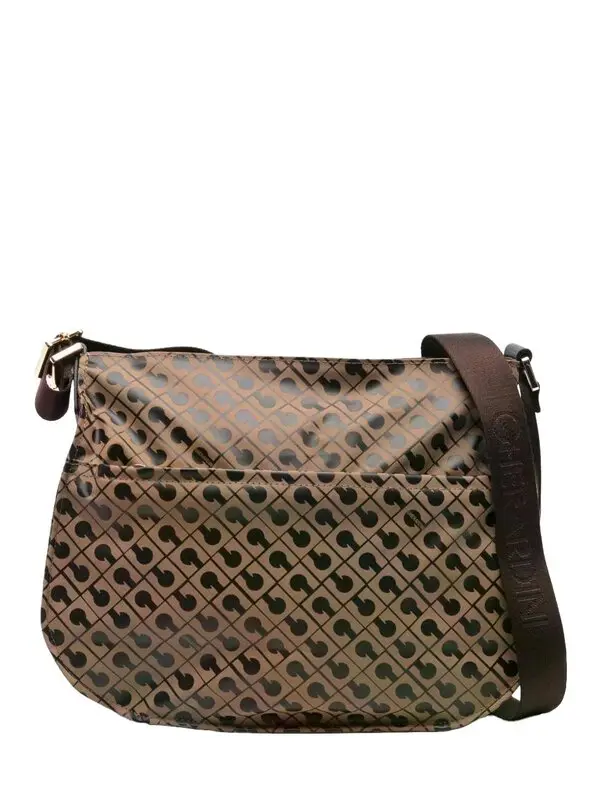GHERARDINI Monogram-patterned Satchel Bag - Brown