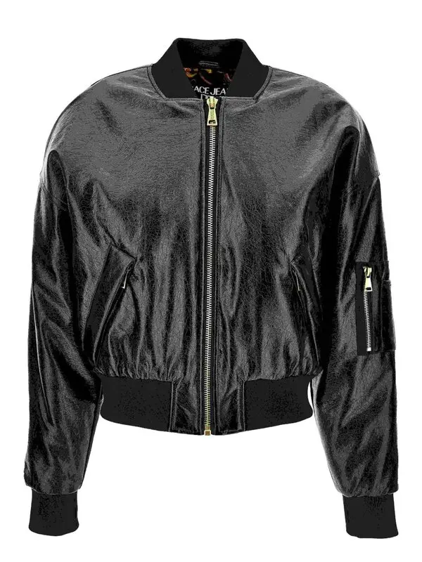 Versace Zip-fastening Bomber Jacket - Black