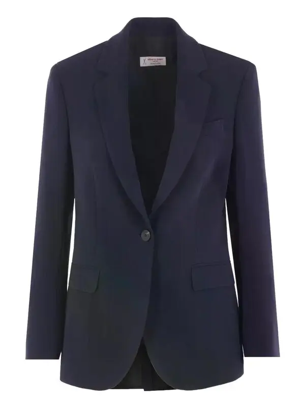 Alberto Biani Single-breasted Blazer - Blue
