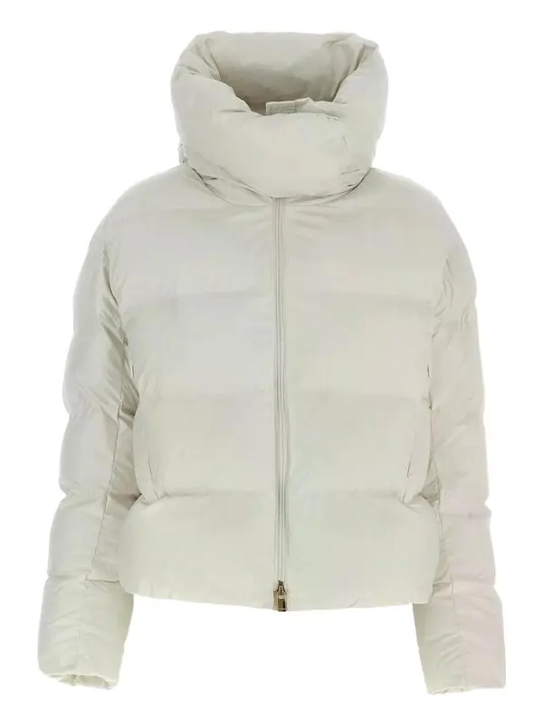 Pinko Padded Hoodie Jacket - White